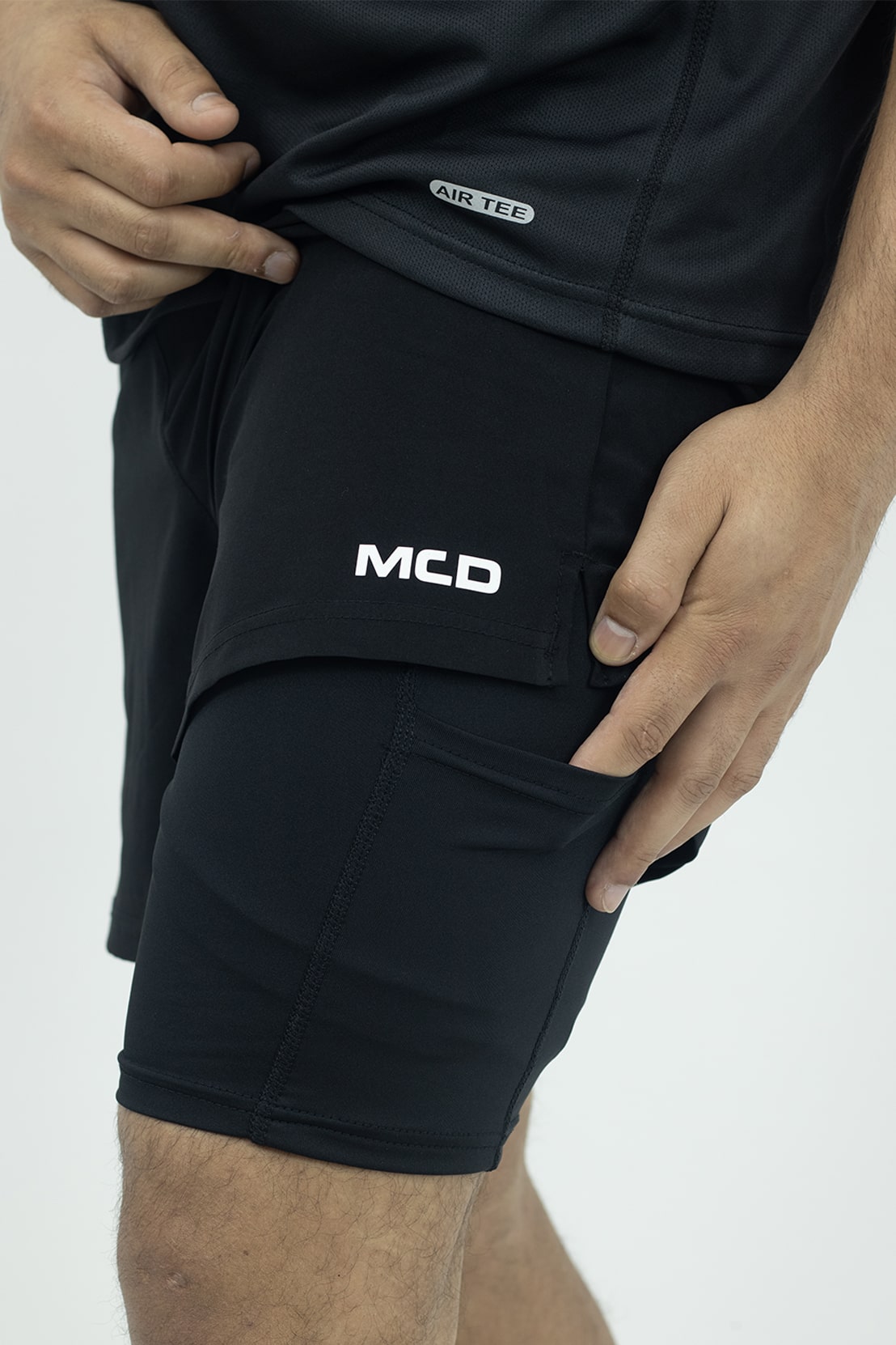 MCD HYBRID DOUBLE SHORTS BLACK – MCD SPORTS