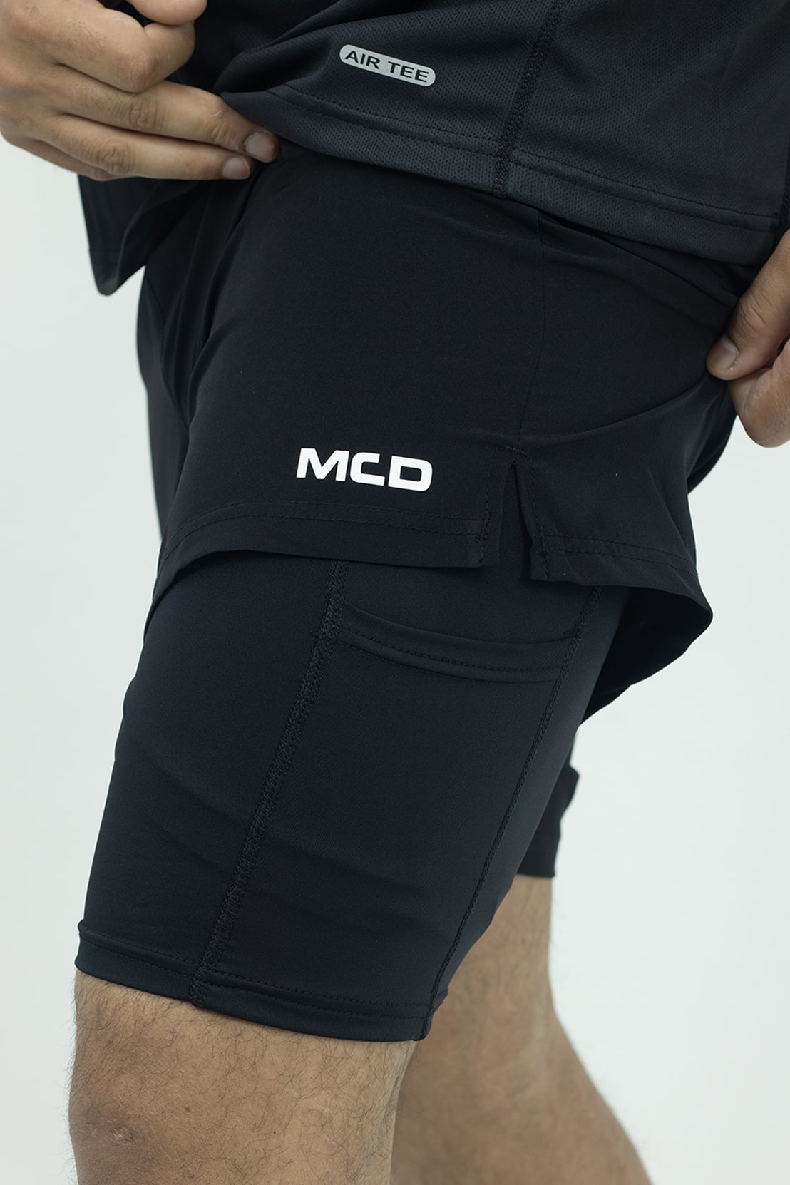 MCD HYBRID DOUBLE SHORTS BLACK – MCD SPORTS