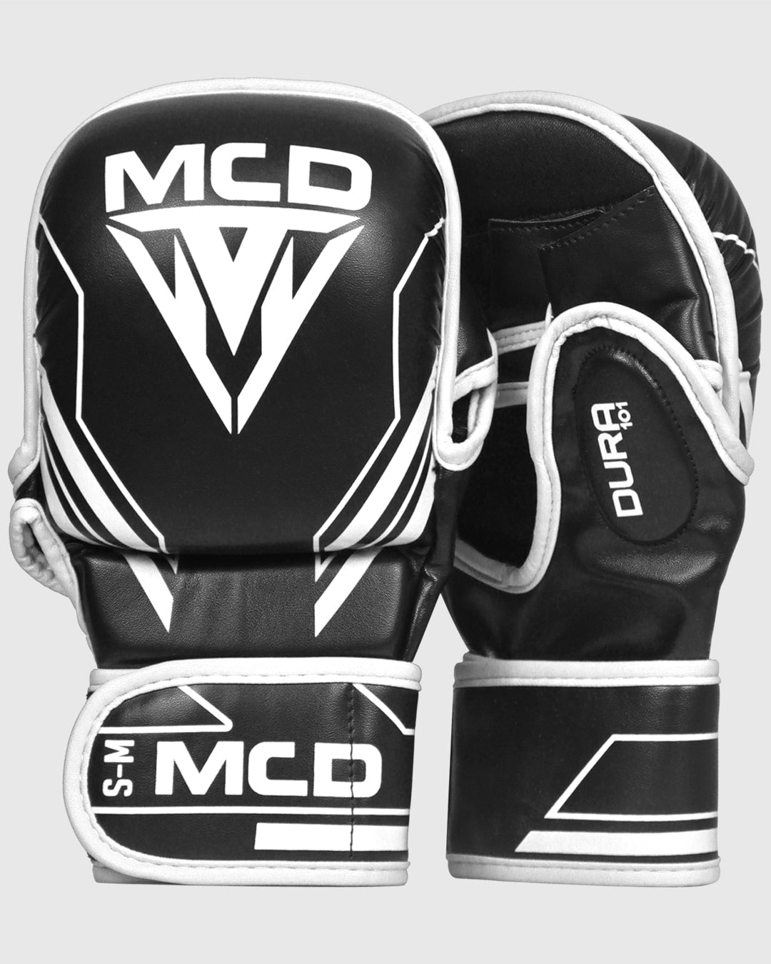 MCD TEN-X SPARRING GLOVES BLACK&WHITE – MCD SPORTS